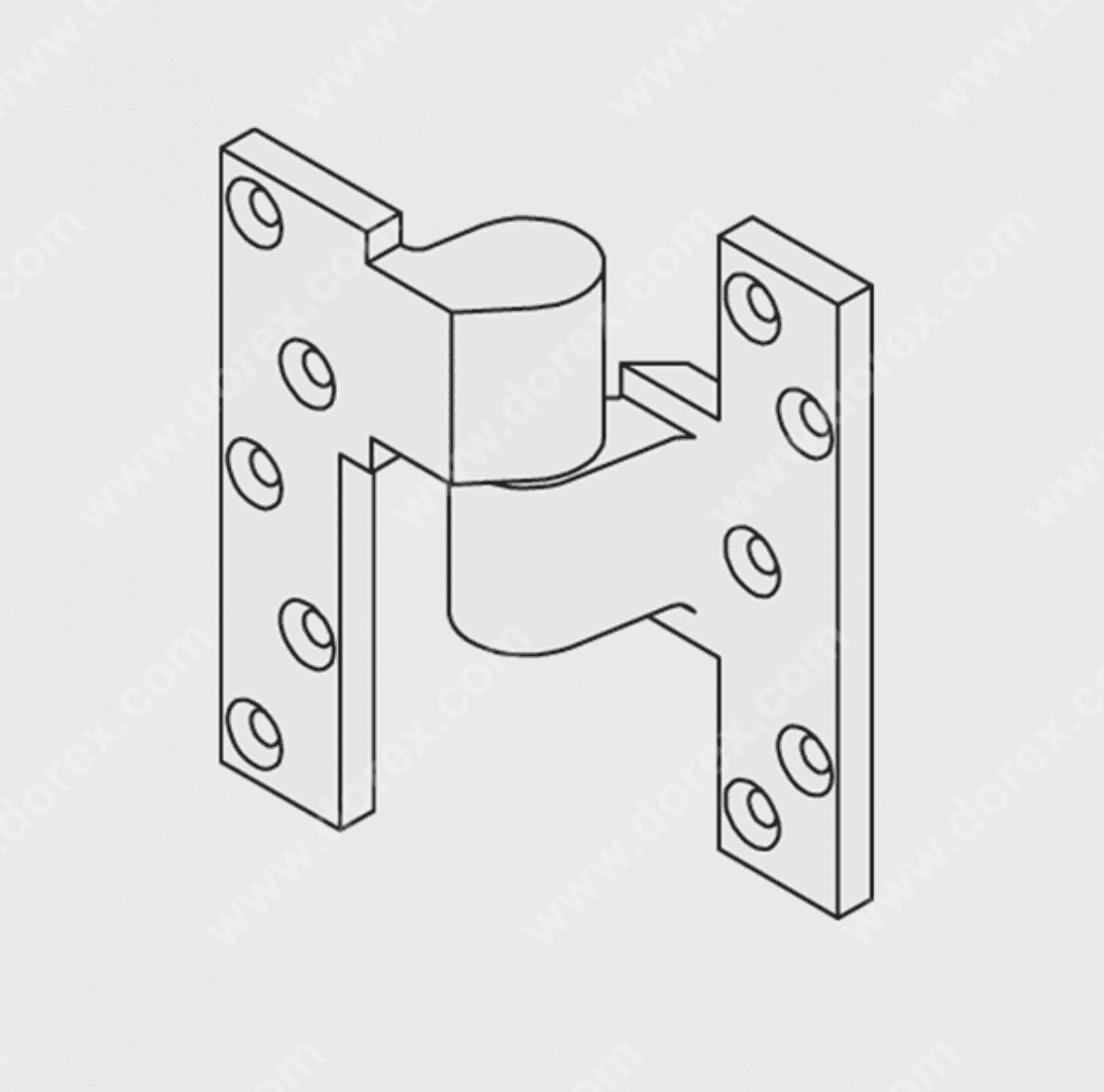 Dorex 1900 Series Intermediate Pivot – Pivot Hinges USA